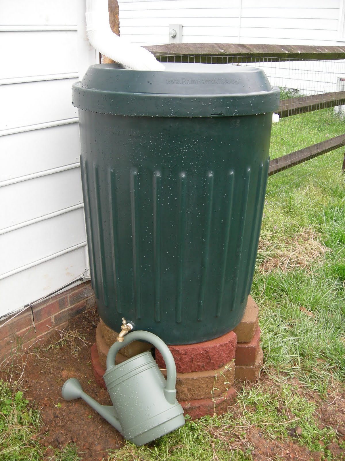 Green Landscape Barrels | How To Grade Landscape