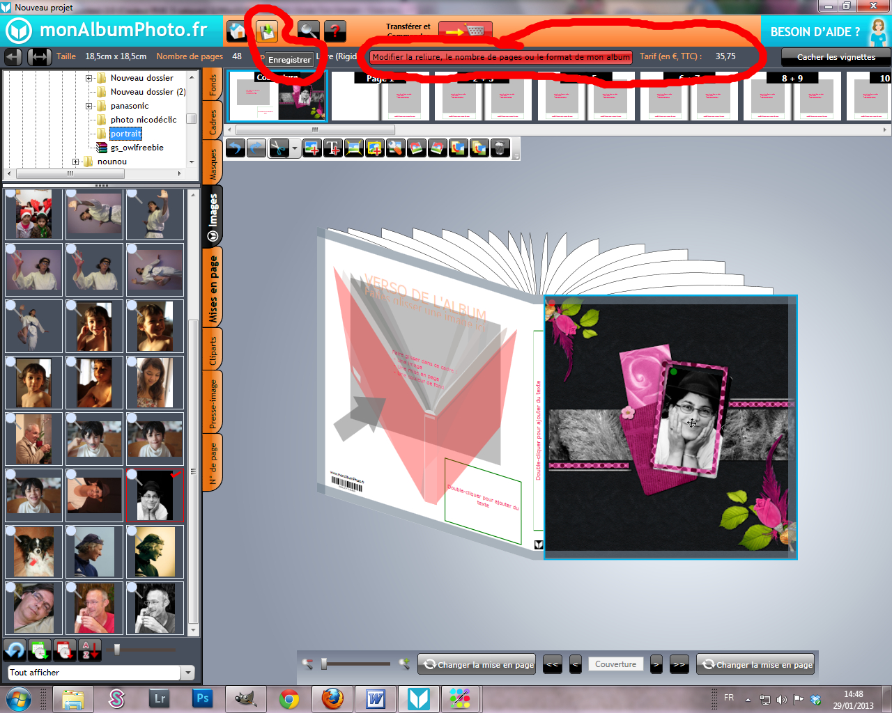 Scrap Too Simple: TUTO POUR CREER UN ALBUM TOUT EN QP AVEC ...