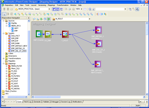 Router Transformation in Informatica