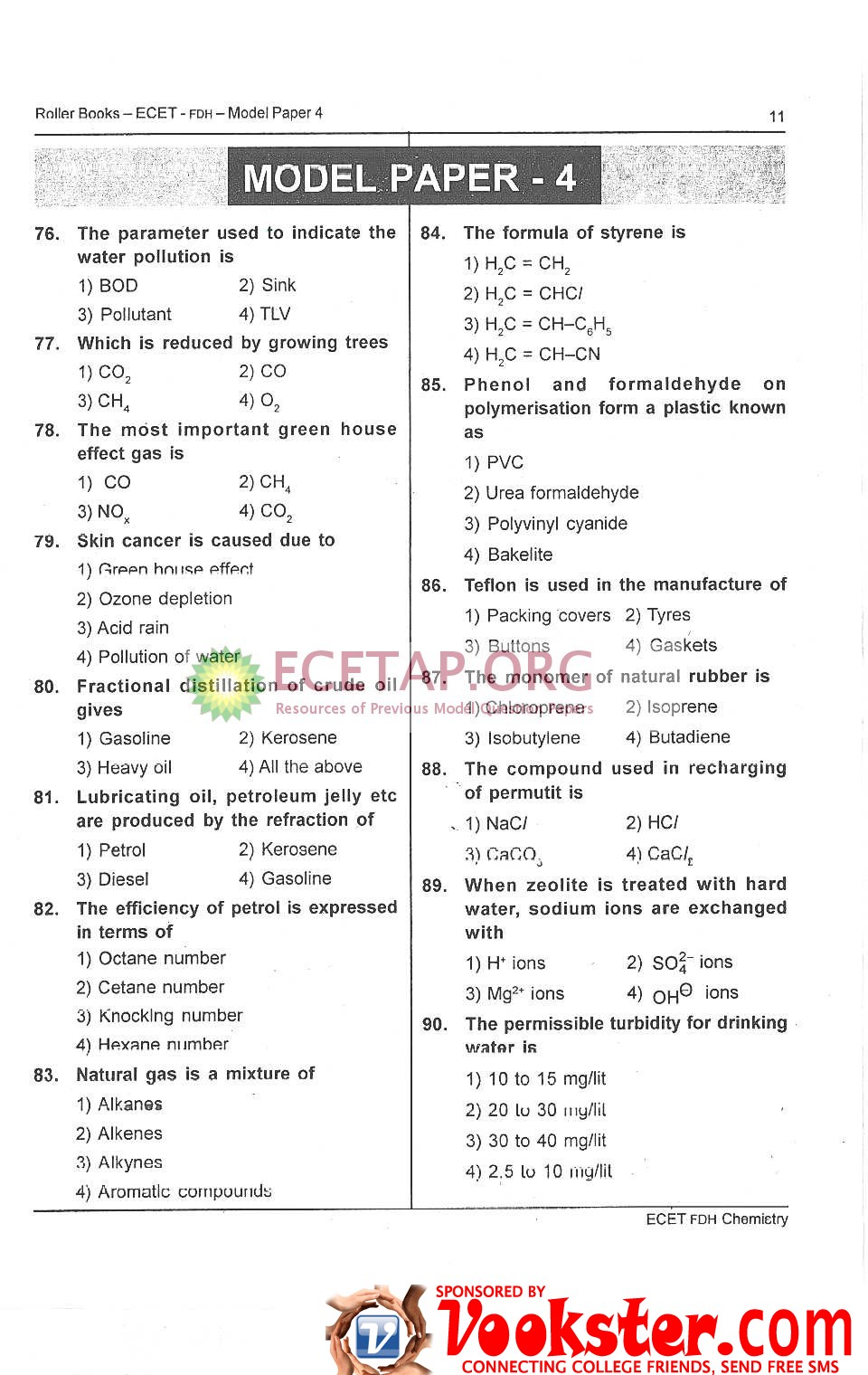 ECETAP - 2016, Previous, Model Papers, Question Papers EEE,ECE,SCE ...