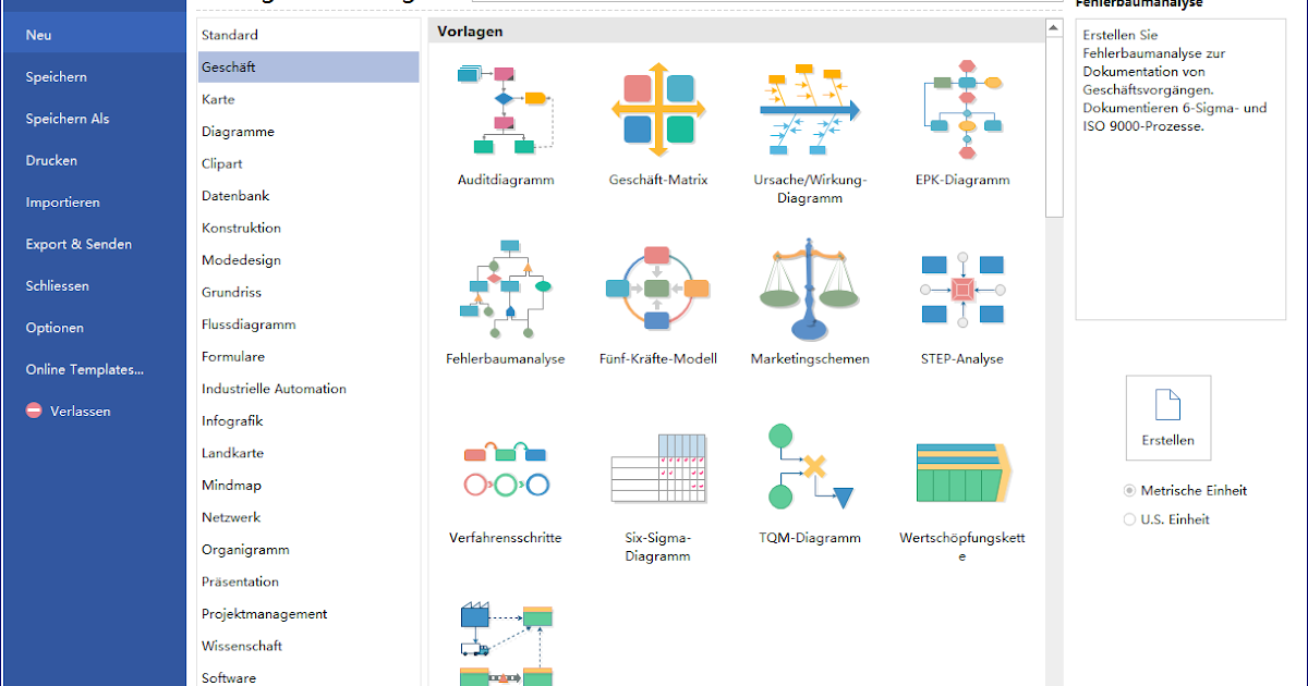 Edraw Max Darstellung Software: Edraw Max Pro v8.4