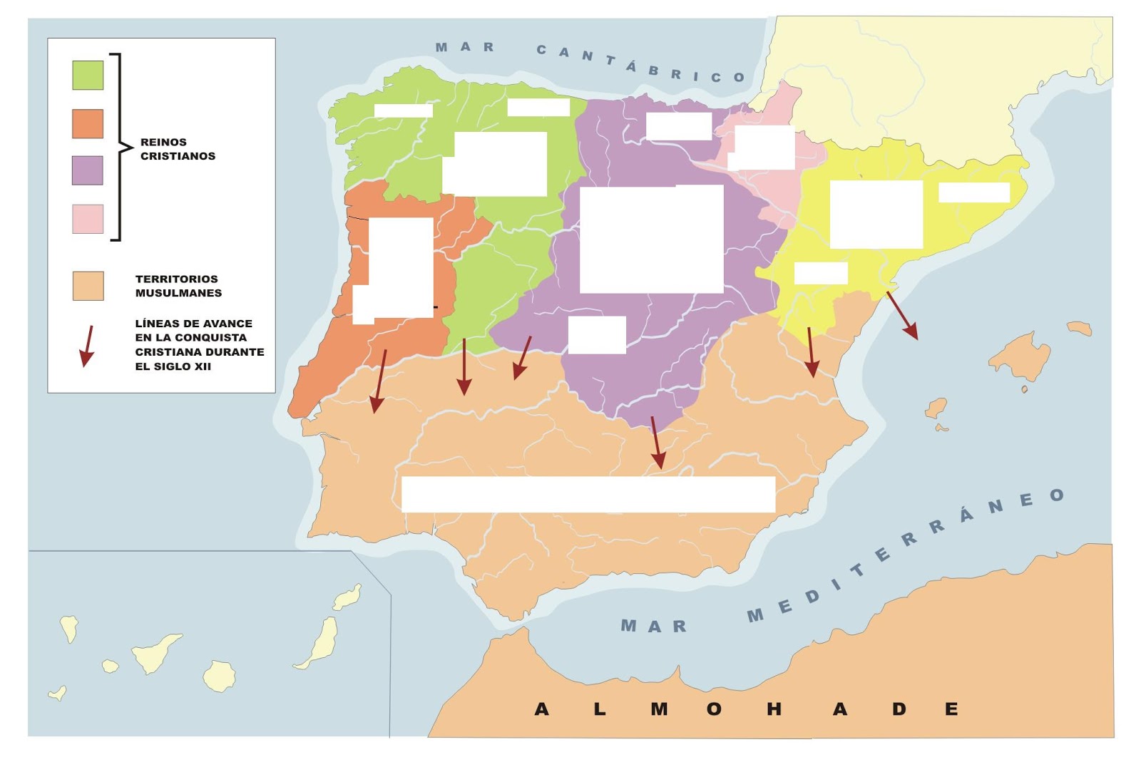 HISTORIA 2º ESO: Preguntas repaso reconquista