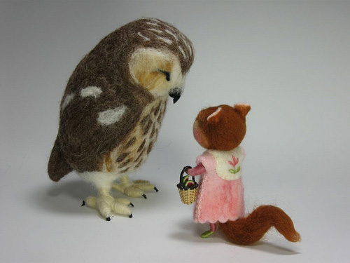 My Owl Barn: Needle Felted Creatures