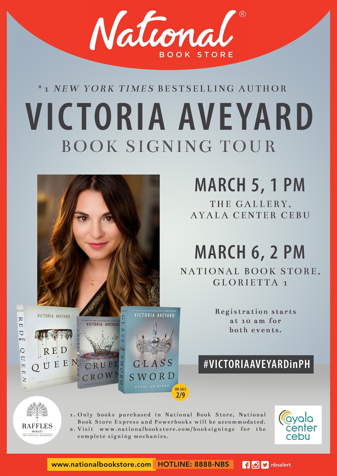 Tearrific Reads: UPCOMING EVENT: VICTORIA AVEYARD BOOK SIGNING TOUR
