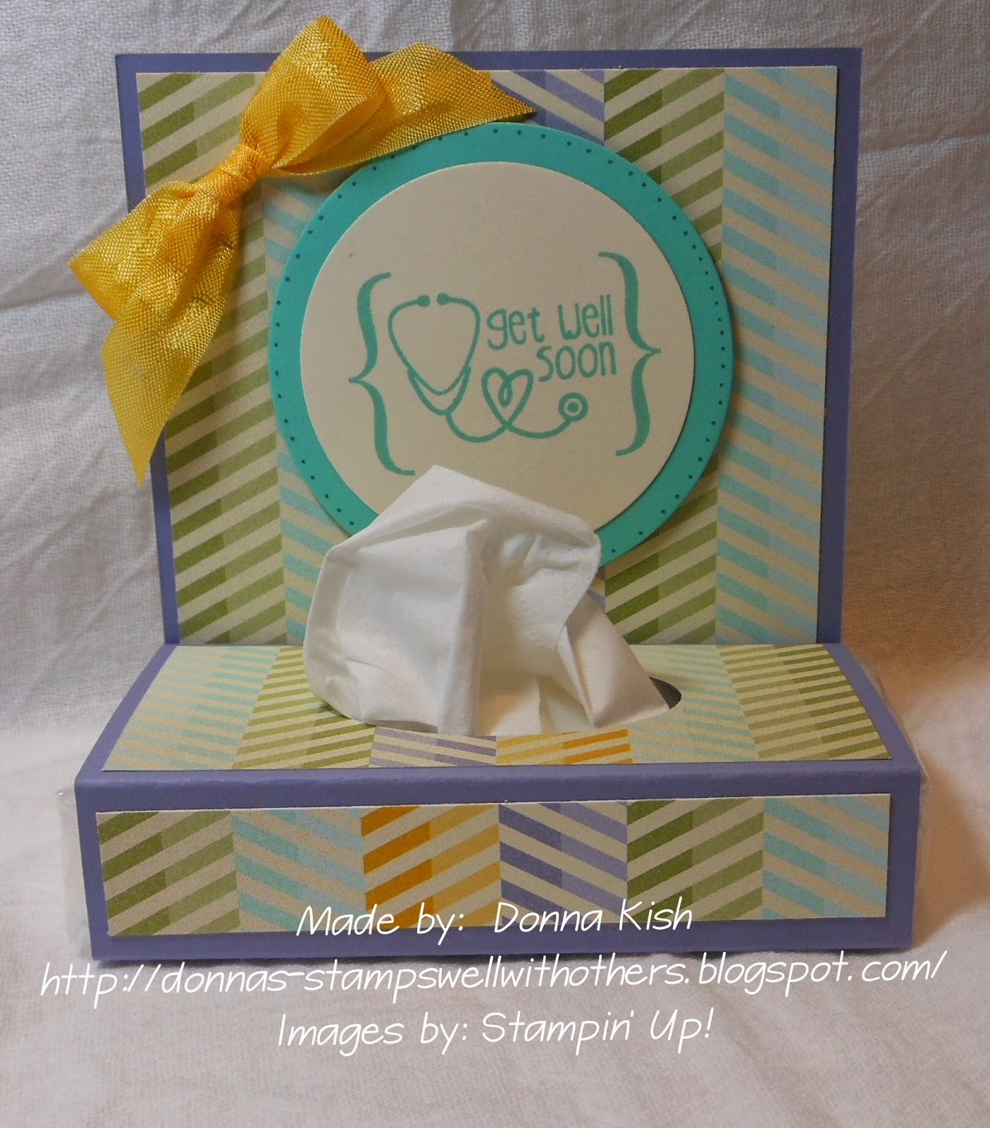 Stamps Well With Others: Tissue Holder Get Well