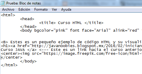 Estructuración de básica de HTML: Estructura básica de HTML
