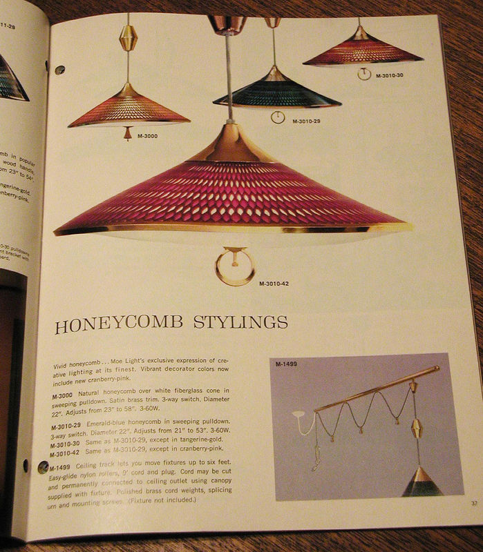 Mad for Mid-Century: Moe Light Catalog Honeycomb and Fiesta