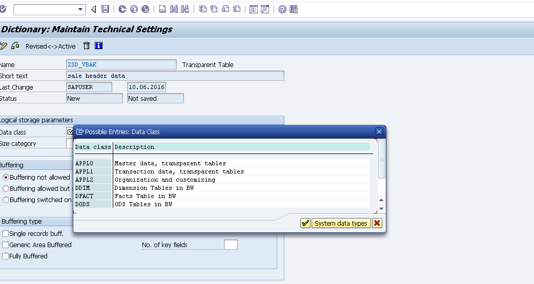 SAP TECH: Creating Transparent Master Table