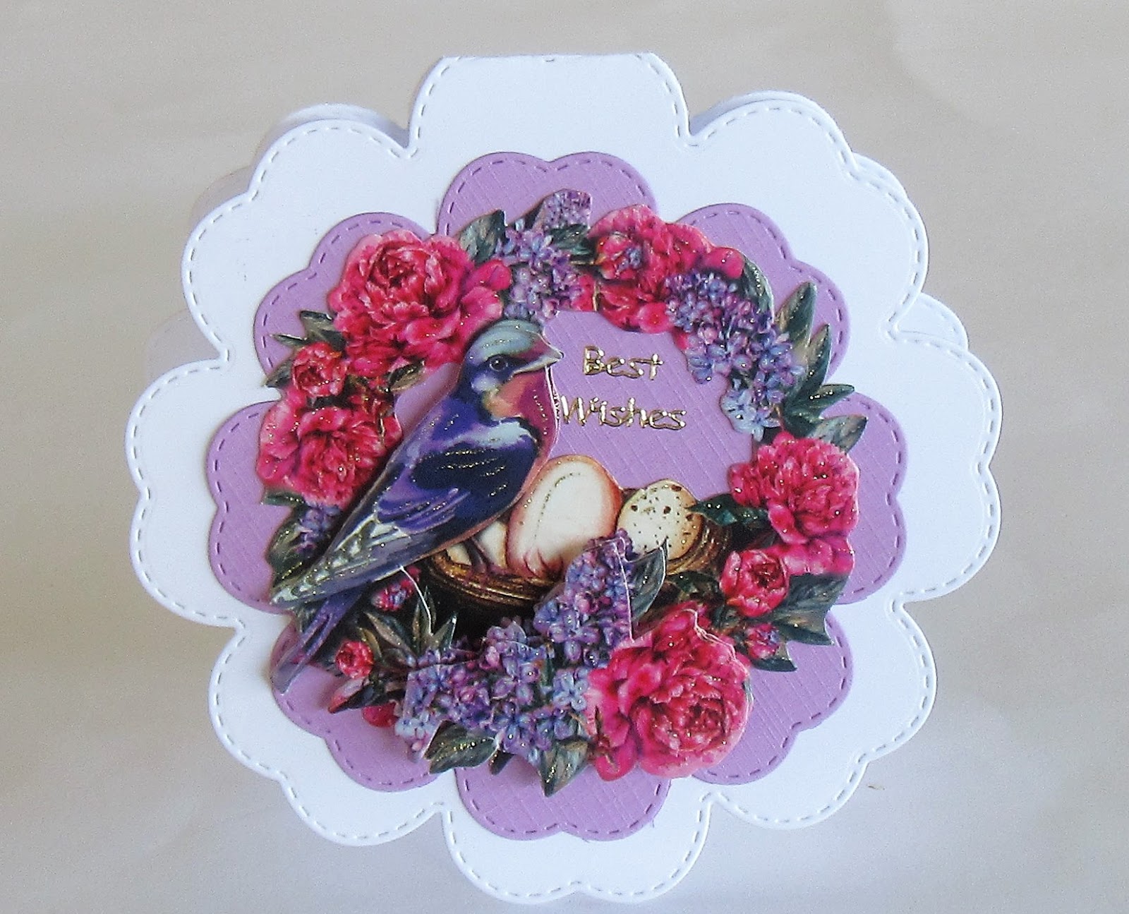 Hearty Crafts 3d Topper Card