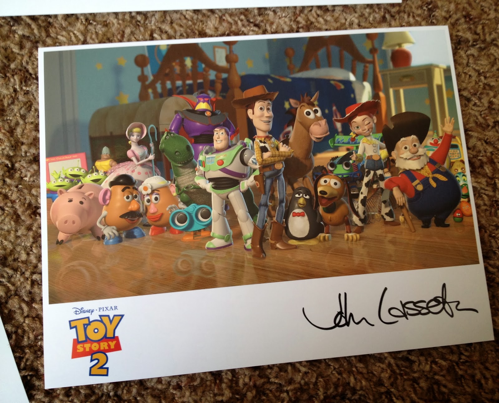 Dan the Pixar Fan: Pixar Collection: Art and Autographs From Pixar