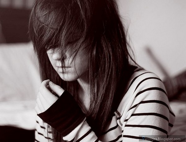 Alone sad girl fall brunette lonely skinny