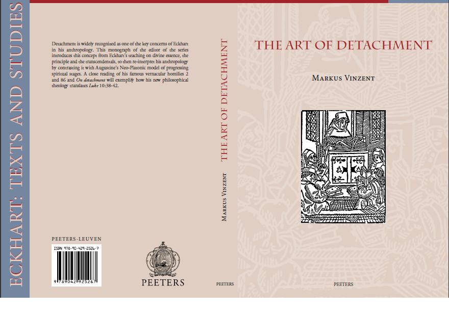 Markus Vinzent's Blog: My new book 'The Art of Detachment' released today