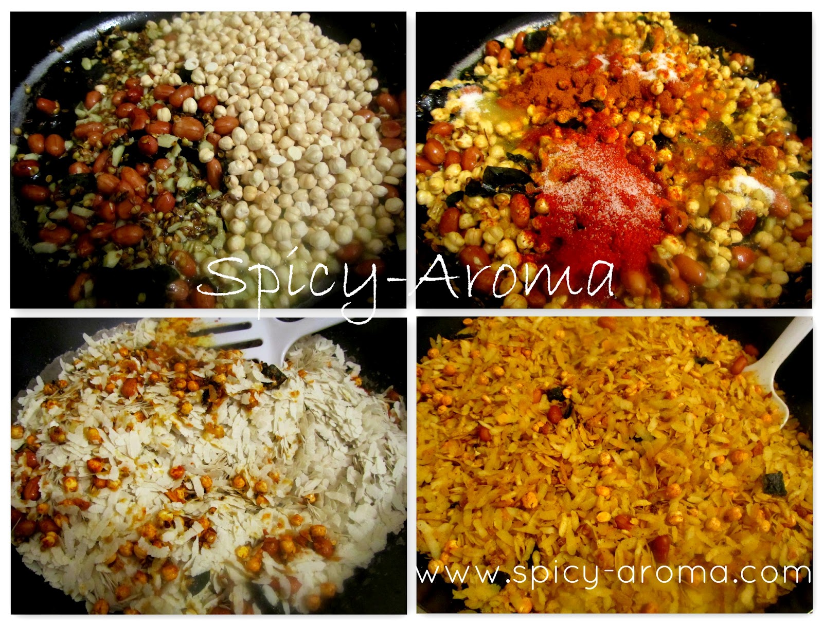 Poha Chivda / Thin Poha Chivda Recipe / Patal Poha Chivda Recipe ...