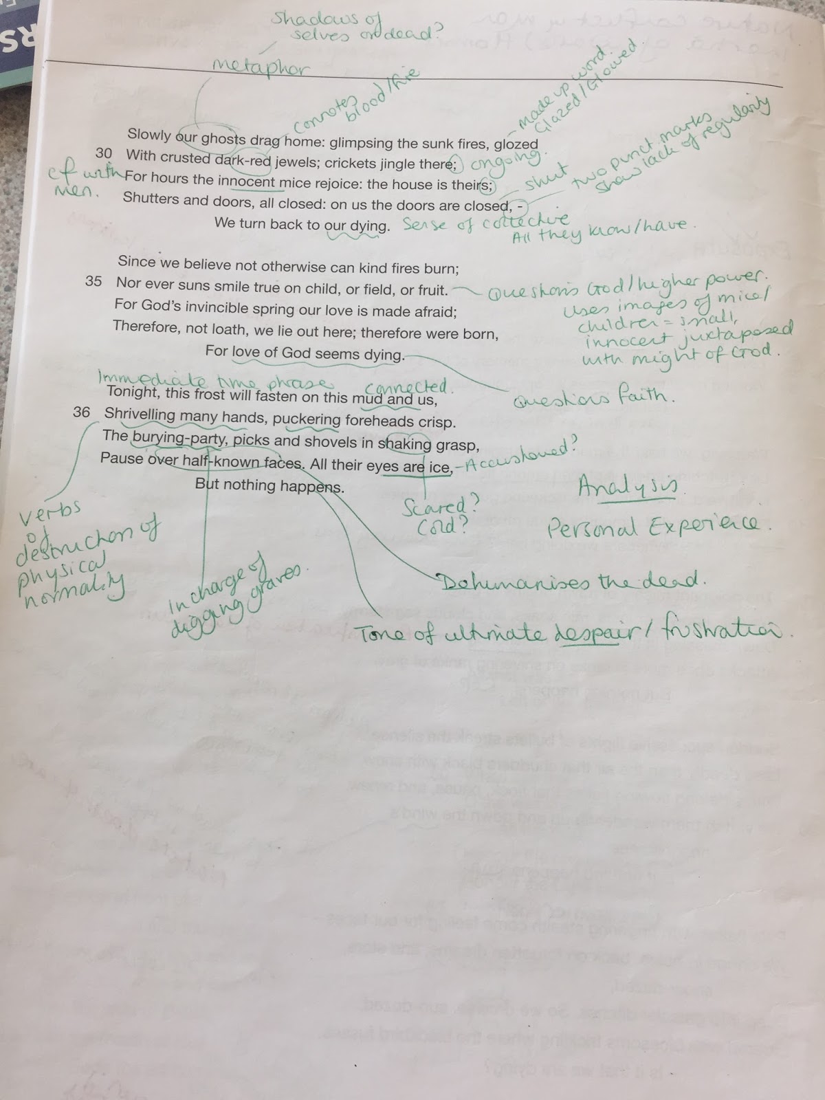 Year 10 and 11 Exam Help: Poetry revision