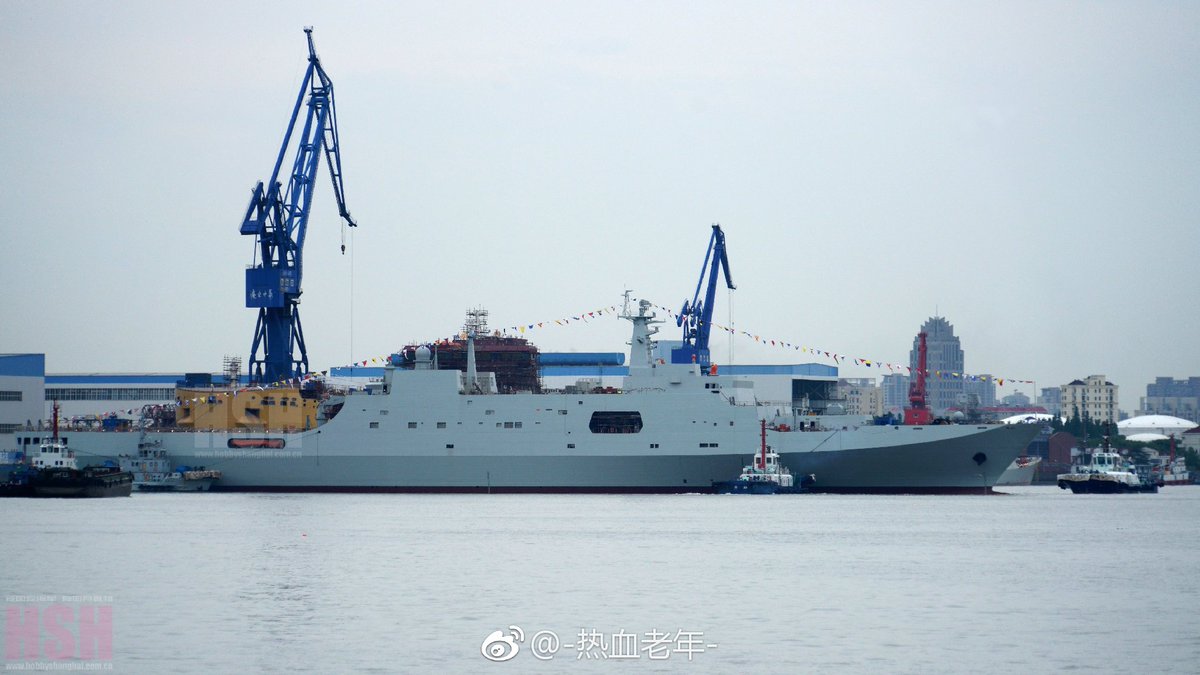 AAG_th บันทึกประจำวัน: จีนปล่อยเรืออู่ยกพลขึ้นบก Type 071 LPD ลำที่ห้า ...