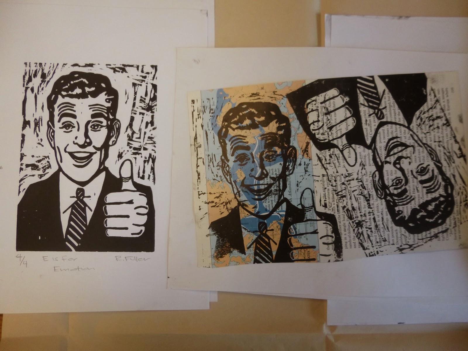 Lane Tech Art Studio : Relief Printmaking with Linoleum