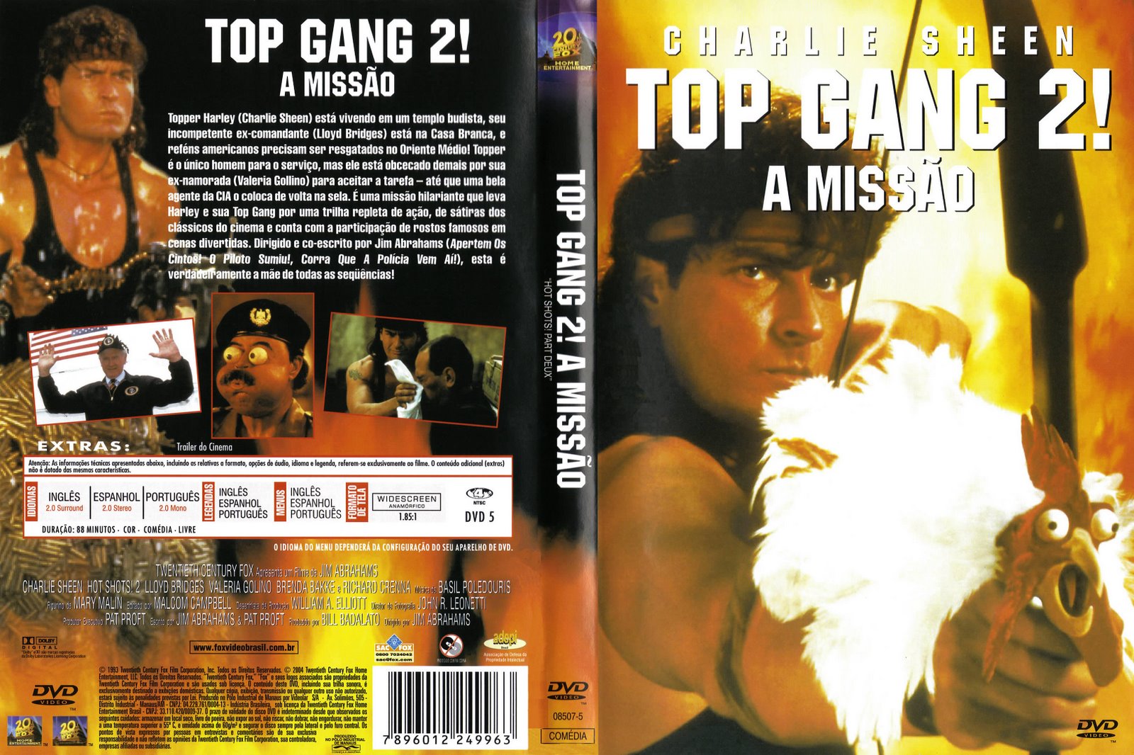 MAXIMUSS CAPAS: TOP GANG 2 - A MISSÃO (Hot Shots! Part Deux)