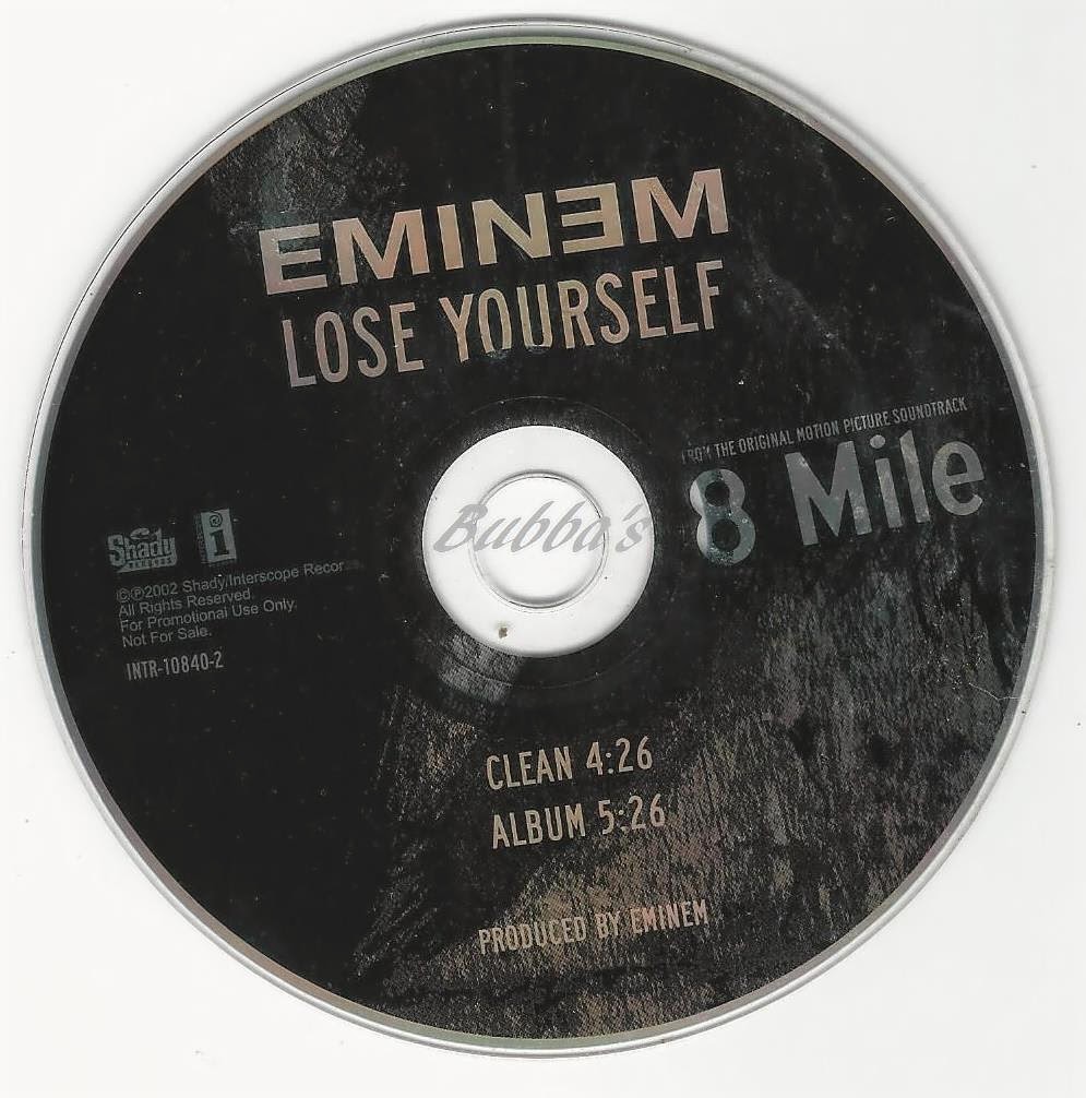 BabyBubba's Stash: Eminem ‎– Lose Yourself