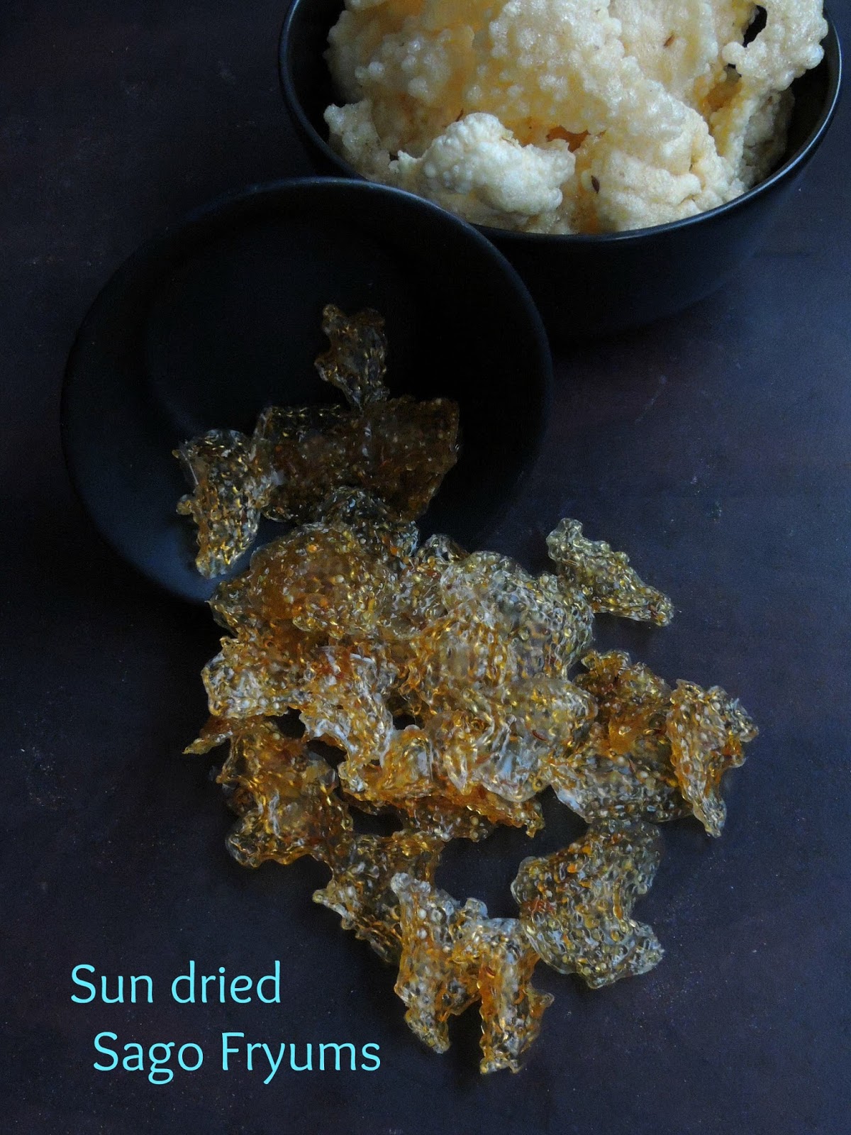 Priya's Versatile Recipes: Sago Vathal/Javvarisi Vadam/Sago Fryums ...