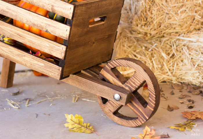 How to Build a Decorative Wood Wheelbarrow | Pneumatic Addict