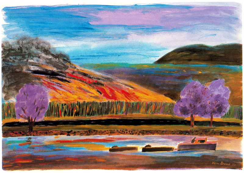 Painting of Ken Done artist, Ken Done paintings