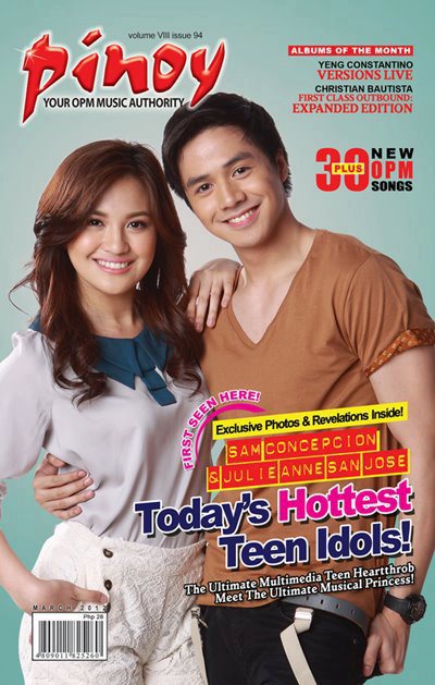 Turtz on the Go: Sam Concepcion and Julie Anne San Jose Cover Pinoy ...