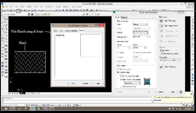 Cara Membuat Hatch Pattern Sendiri di Autocad All Versi ~ Site Engineering