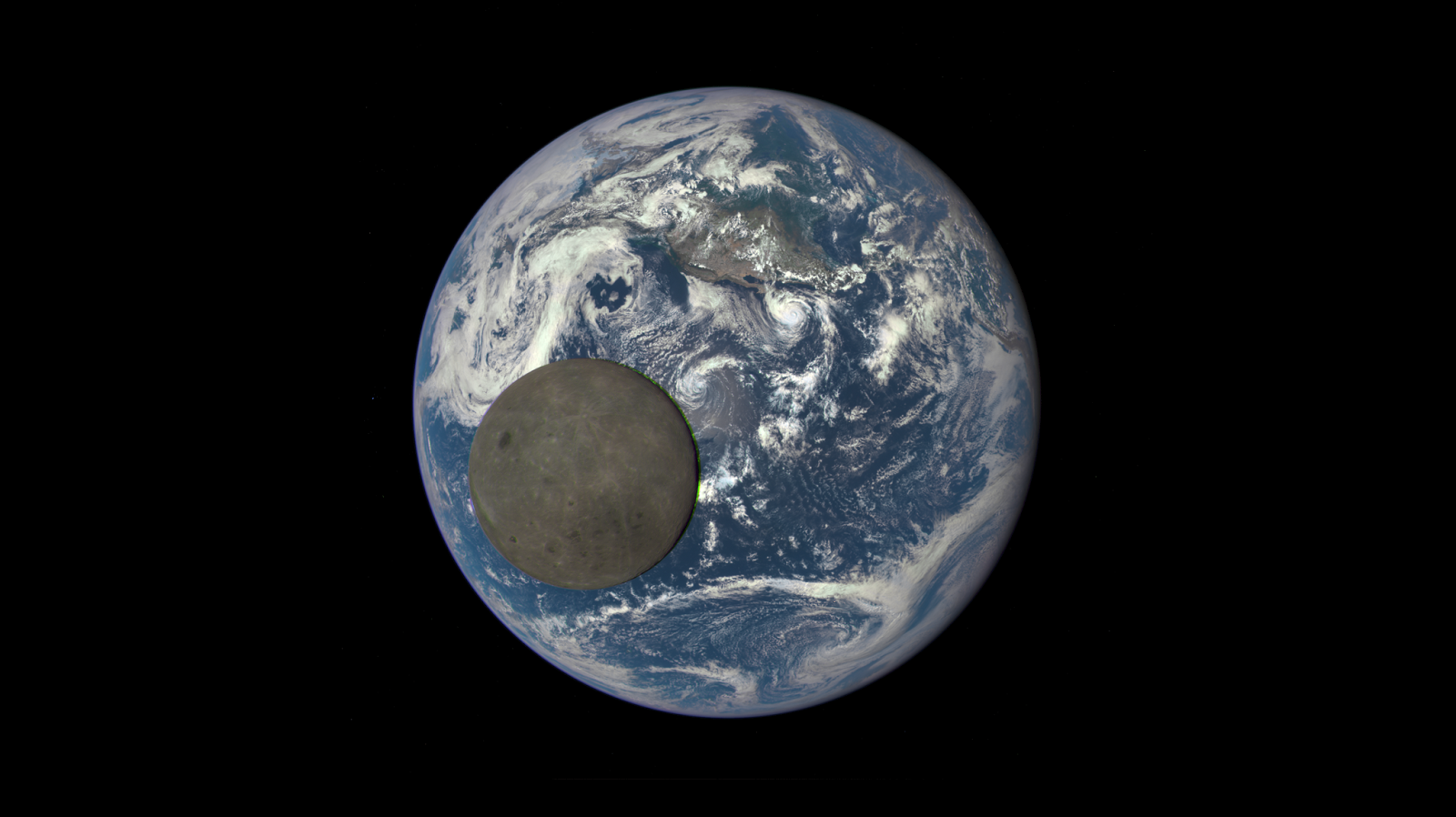 Earth and the far side of the Moon seen by DSCOVR Observatory | Earth Blog