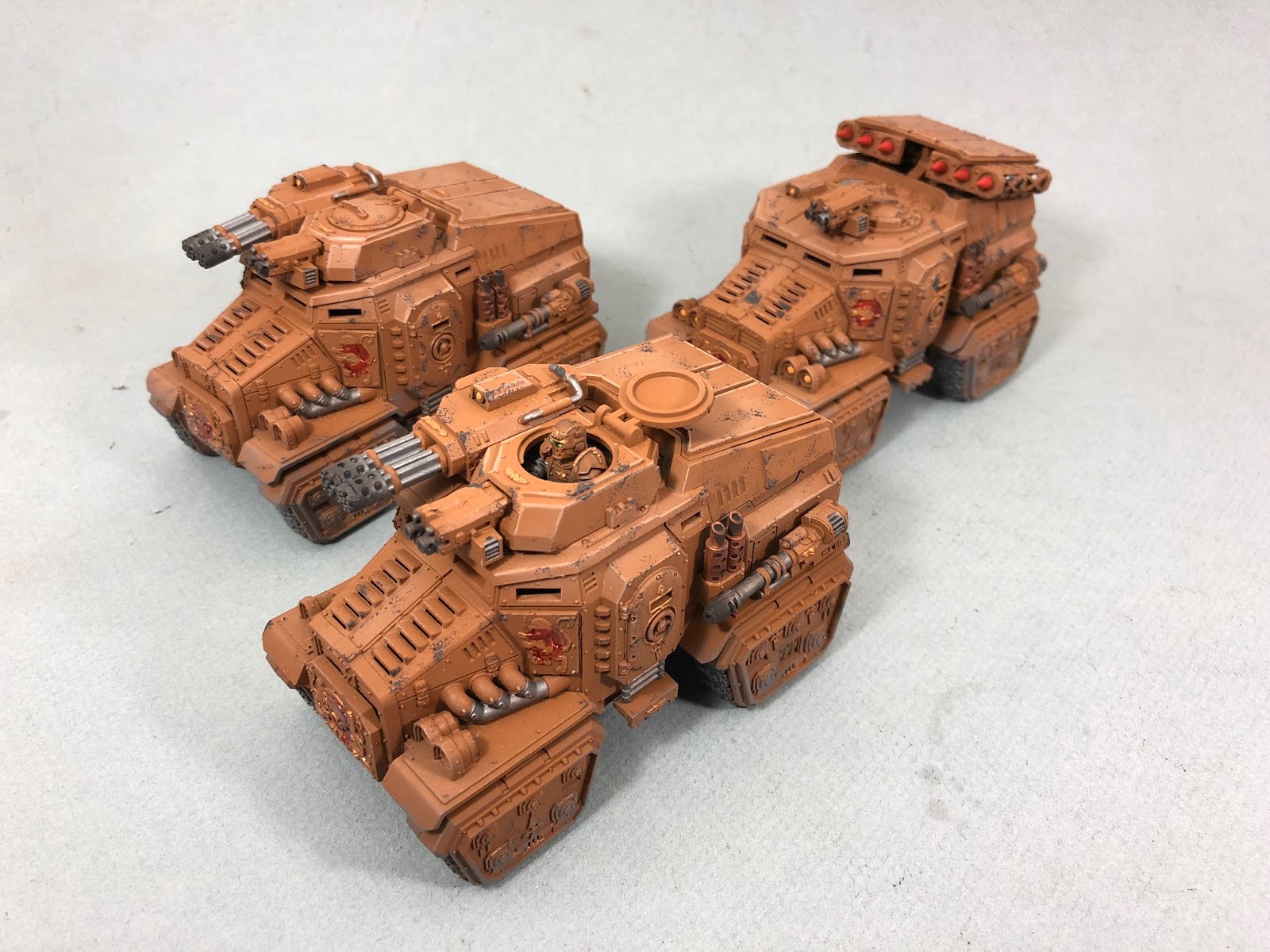 Itty Bitty Soldiers: 40k: GSC Taurox Primes