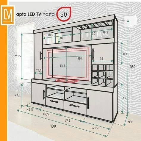 Diseños de muebles para la Televisión
