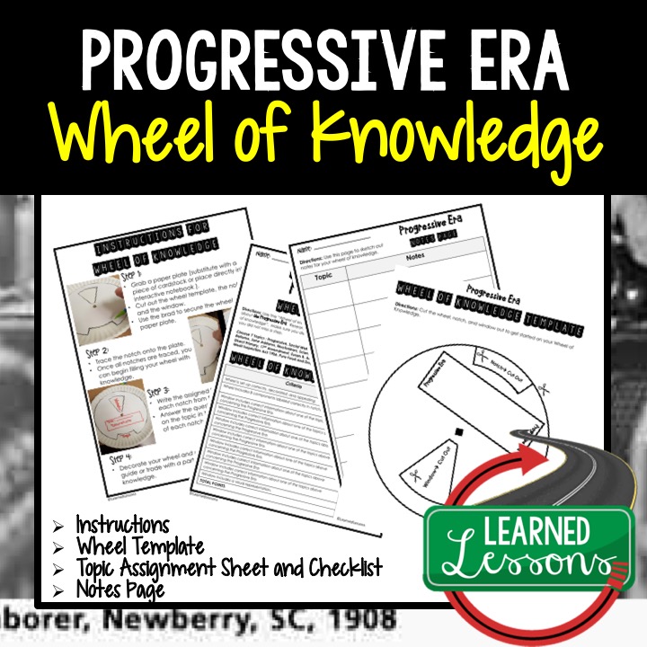 American History Activity BUNDLE, Wheel of Knowledge, Interactive ...