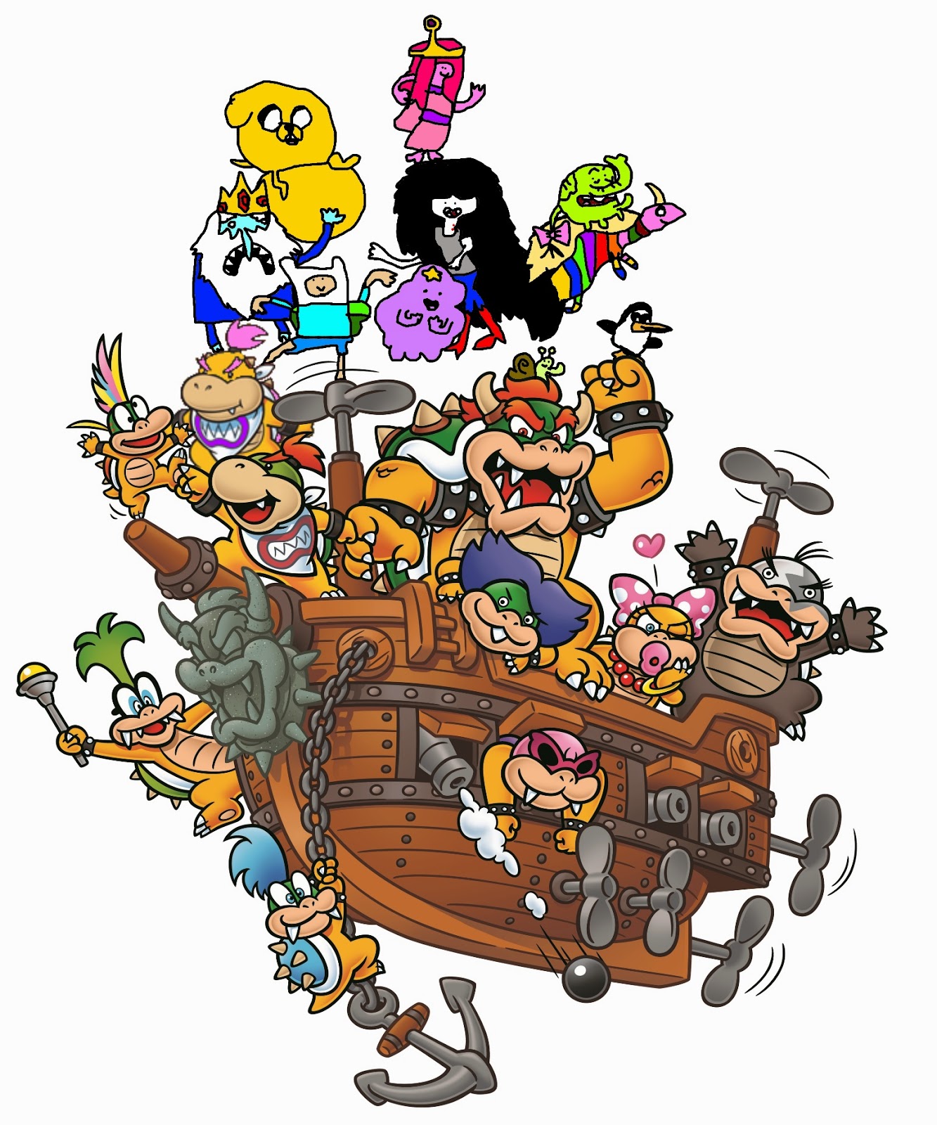 Tommy's Super Mario Blog: Bowser Jr.'s Family