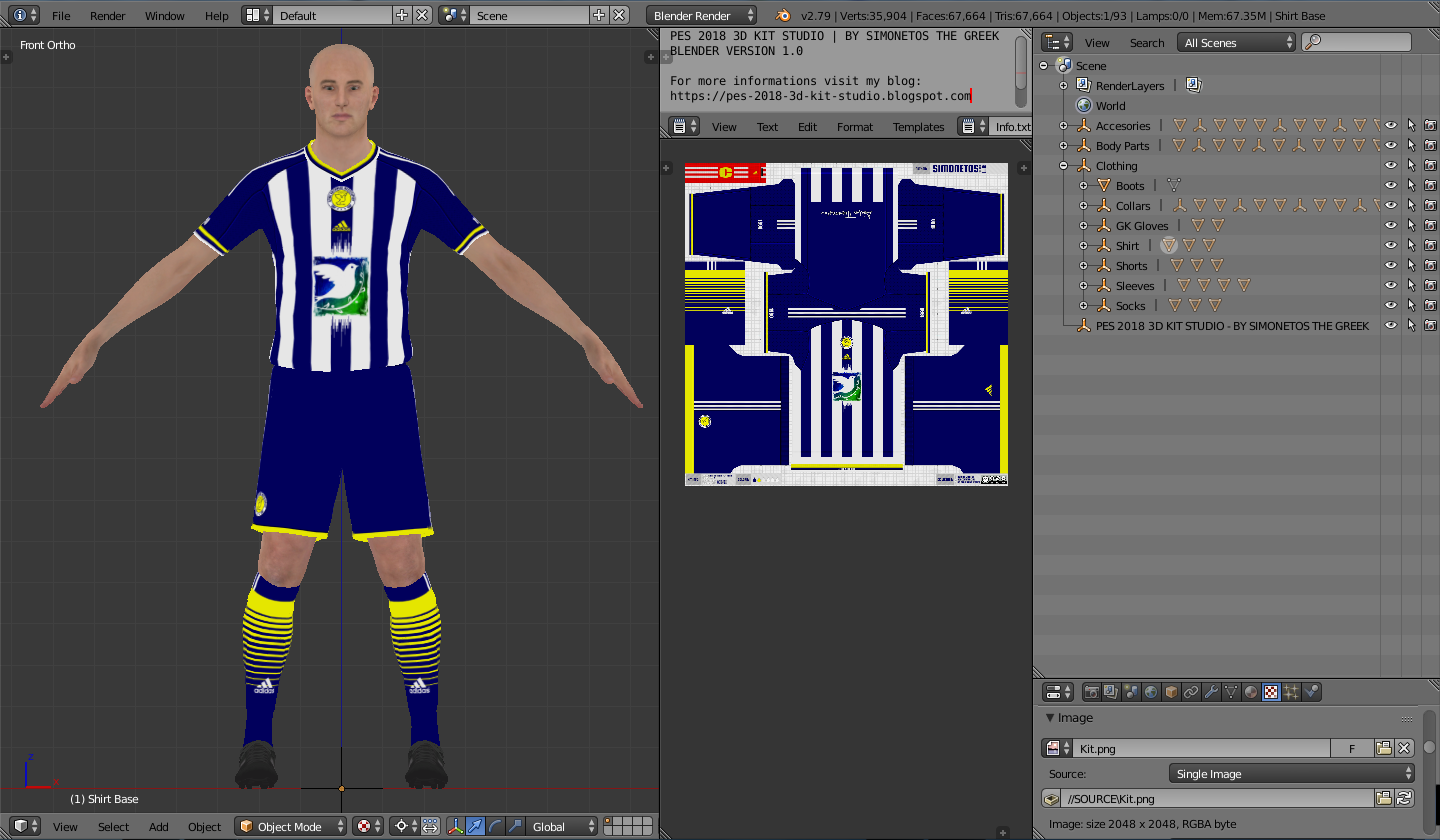 pes-modif: PES 2018 3D Kit Studio [Blender Version] by Simonetos The Greek