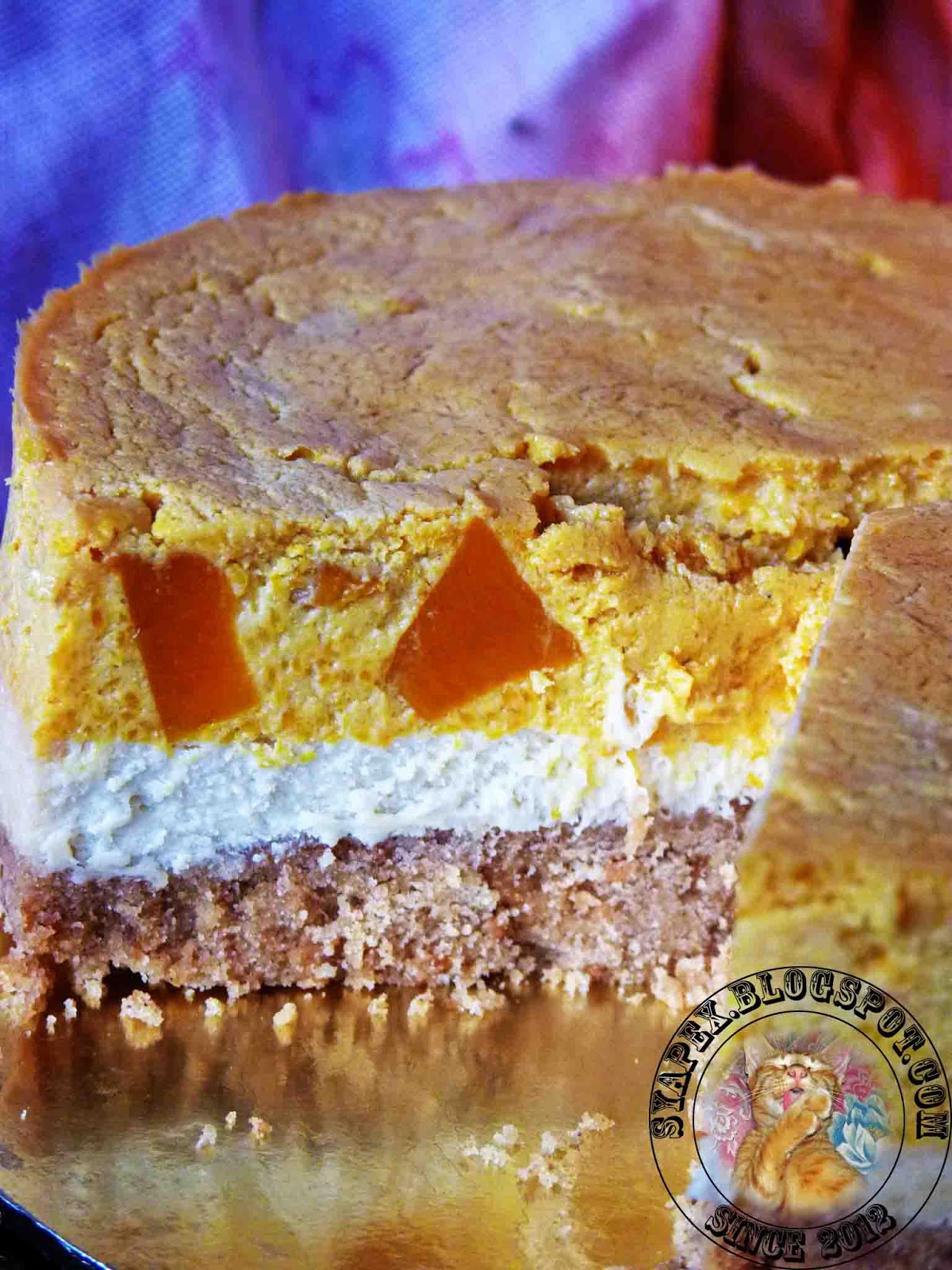 syapex kitchen: Kek Keju Labu