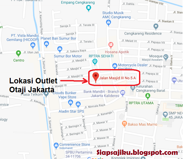 Kunjungi Lokasi Outlet Otaji (Oseng Tuna Asap) Jakarta & Bekasi