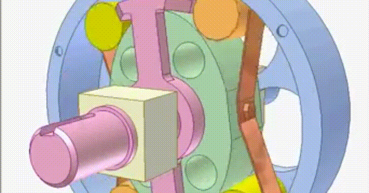 Two way overrunning clutch 2 || Idea mechanism || Download free 3D cad ...