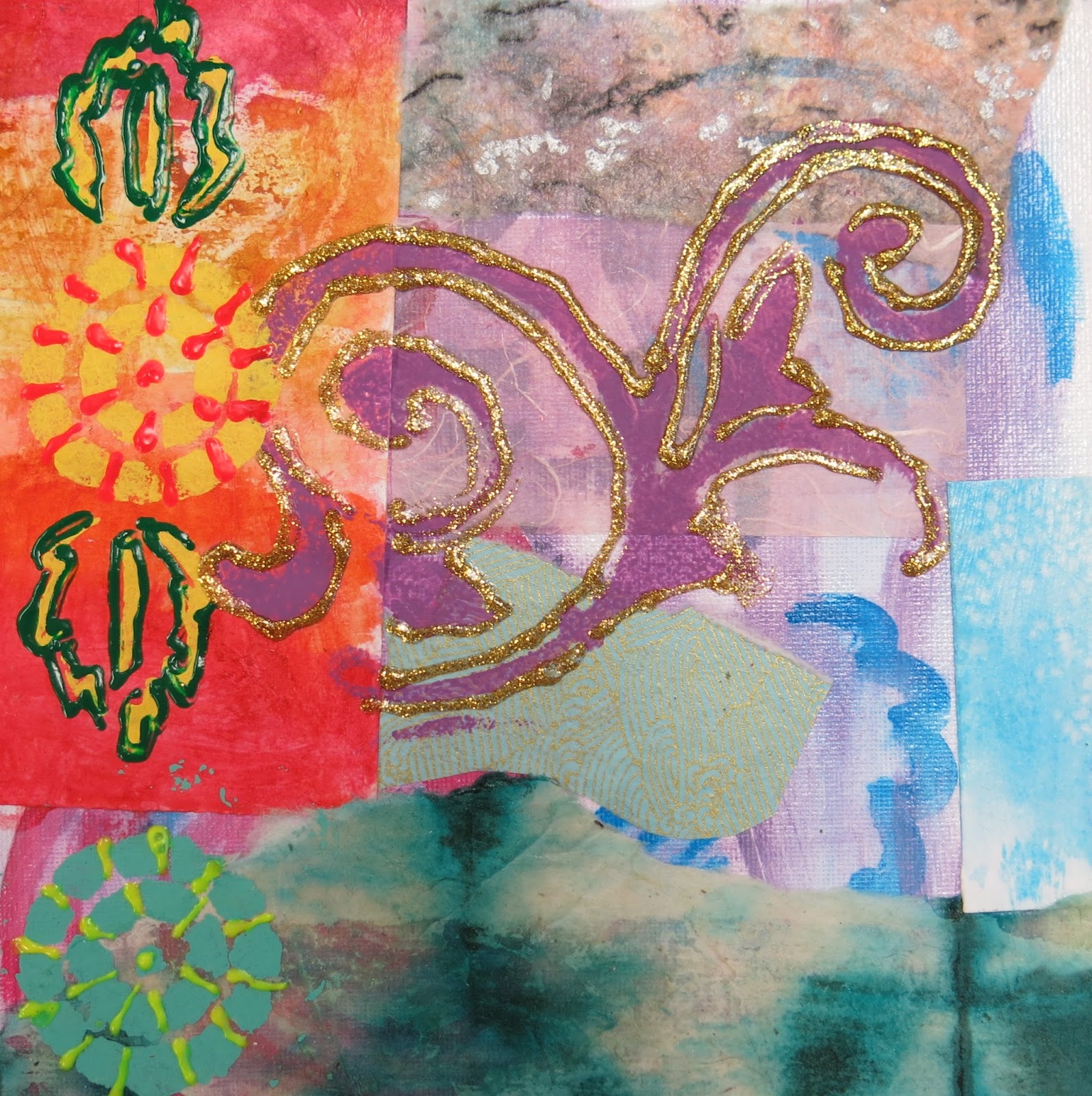 Cassie Stephens: In the Art Room: Abstract Painting with Fourth Grade