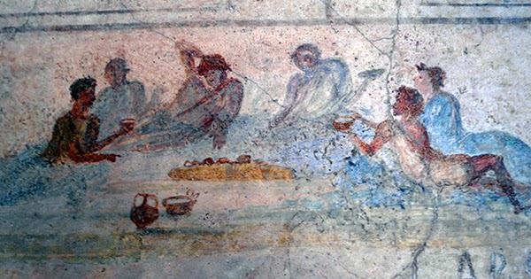 AULA LATINA : CENA ROMANA