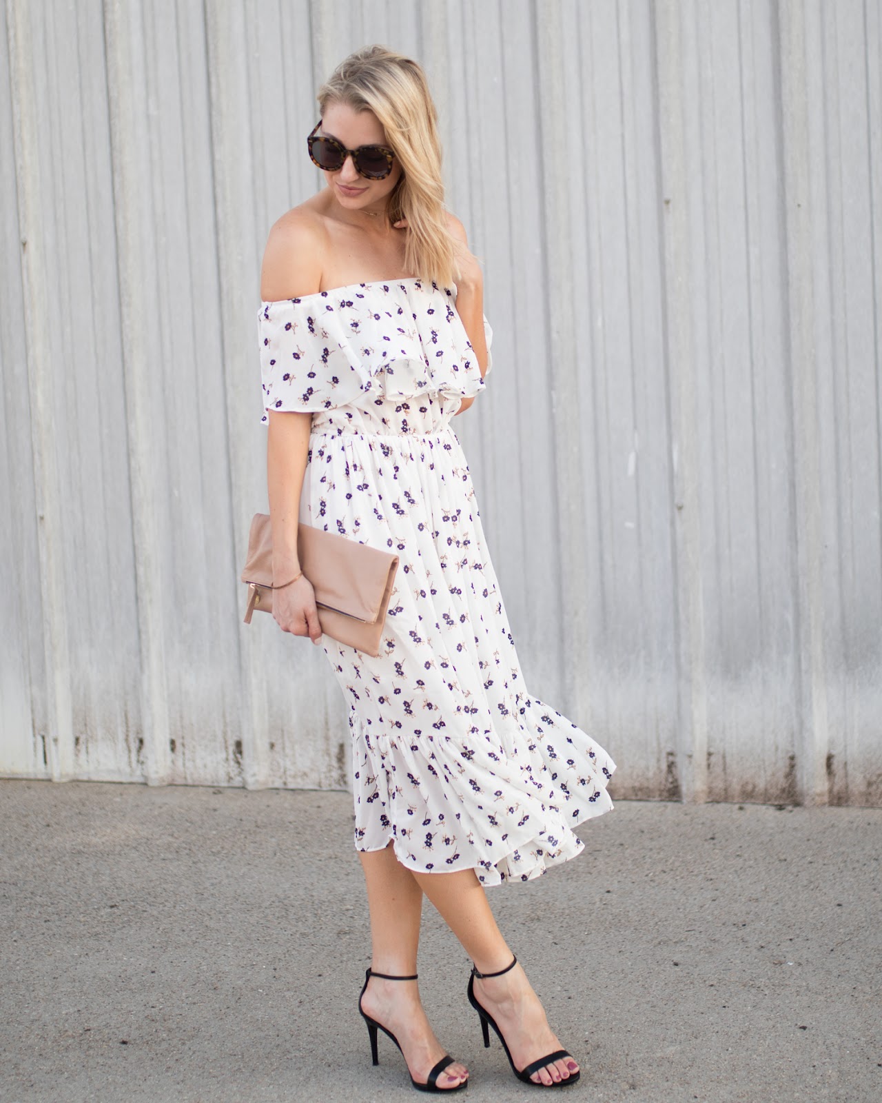 Love, Lenore: Off-the-Shoulder Midi Dress