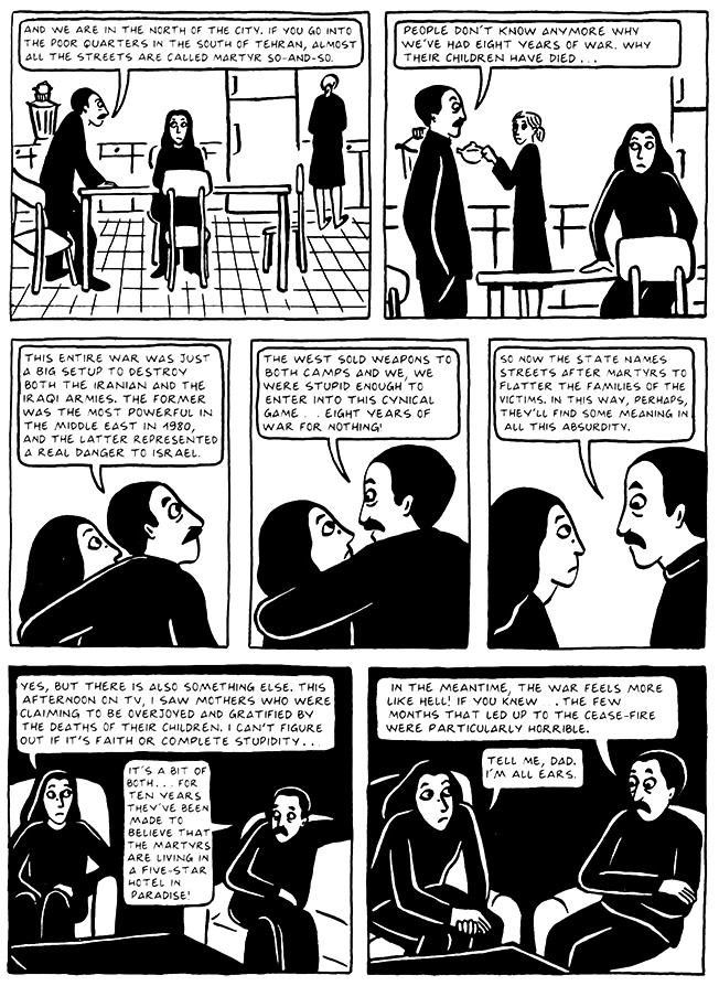 Read Persepolis 2, Section 10: The Return, Page 99