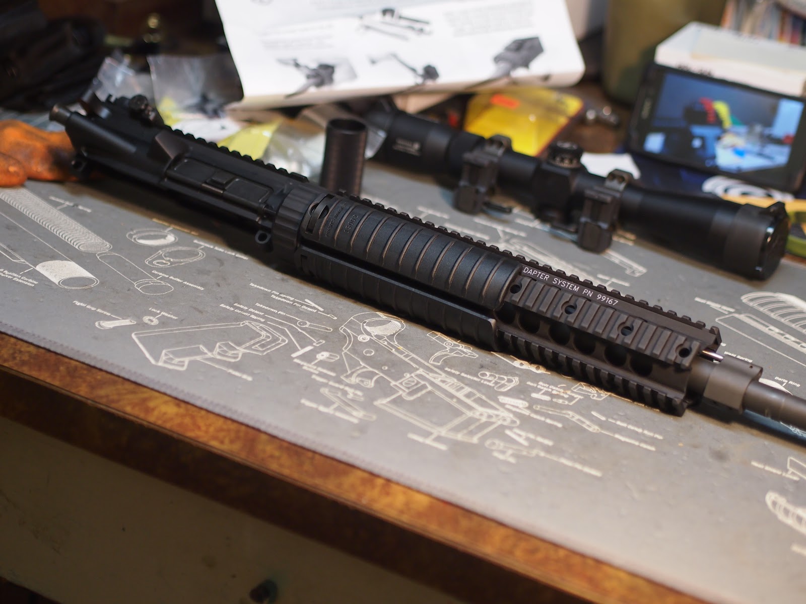 Mister Donut's Firearms Blog: Mk12 Mod 1 build - KAC Free Float Rifle RAS