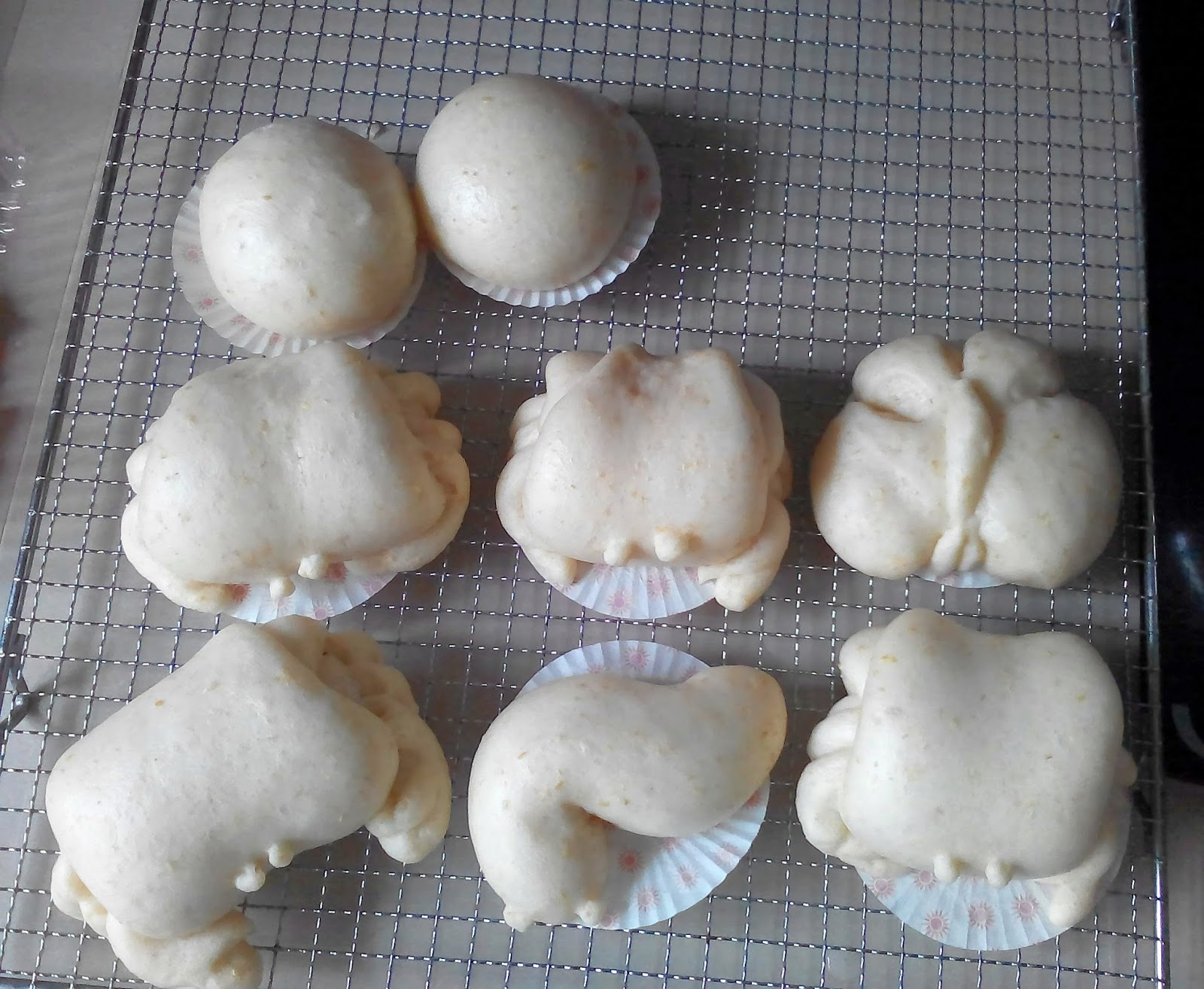Jane Yee's food & life diaries: cute animal steamed buns for kids ...