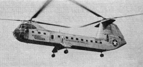 FDRA - Fuerza Aérea: Helicóptero pesado: Piasecki H-16 Transporter