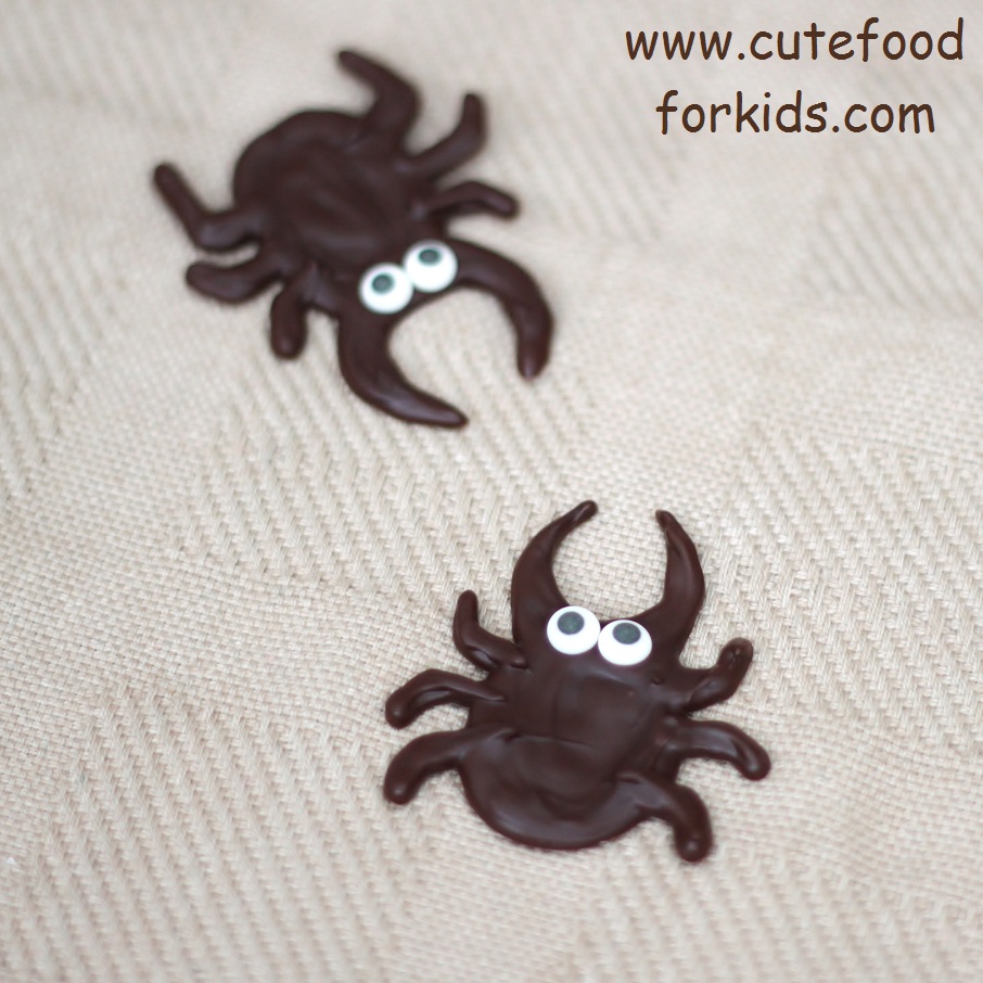 Cute Food For Kids?: Chocolate Bugs for Halloween or Bug Theme Party