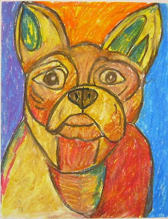 Artist Ron Burns Dog Portrait
