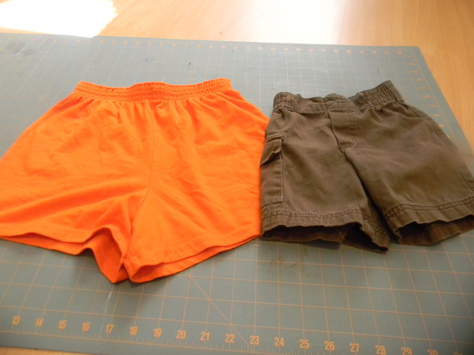Green & Thrifty: 10 minute upcycled shorts