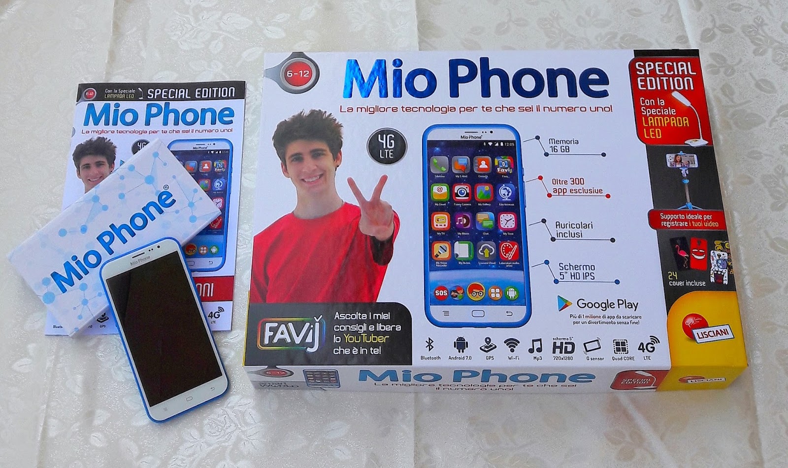 Nettare di miele: Lisciani Mio Phone sponsorizzato dallo youtuber Favij