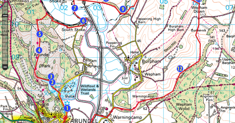 John Hayes Walks: A Circular Walk from Arundel