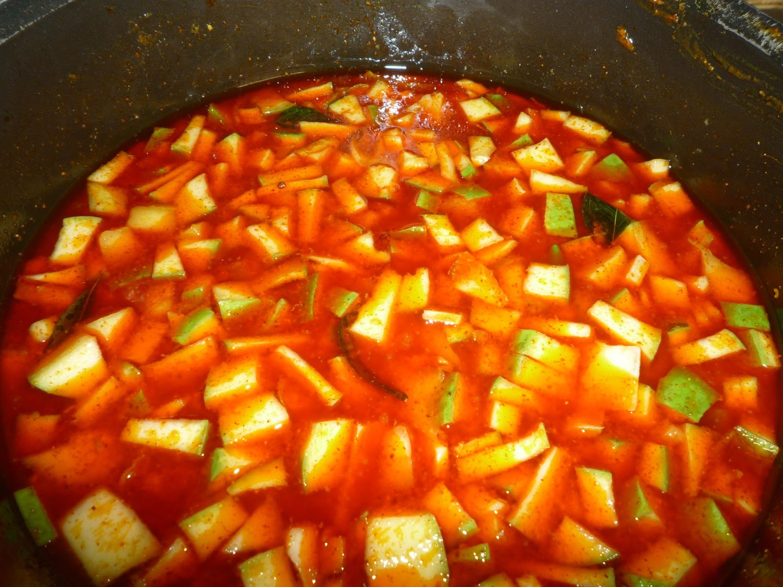 G'Gina's Kitchenette: Diced Mango Pickle (Kadu Manga Pickle) - Mummy's ...