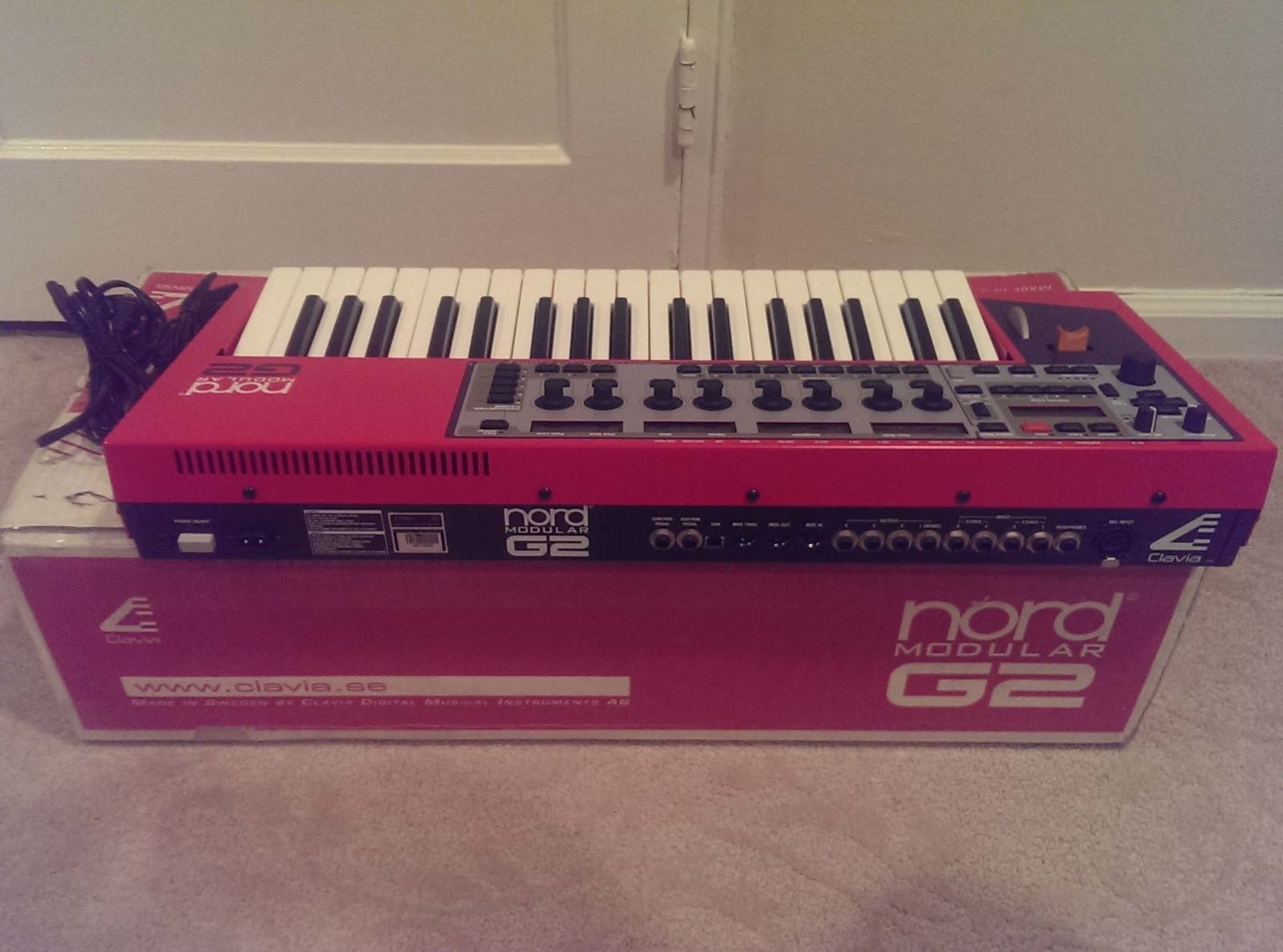 MATRIXSYNTH: Clavia Nord Modular G2 with Original Box & Expansion Card